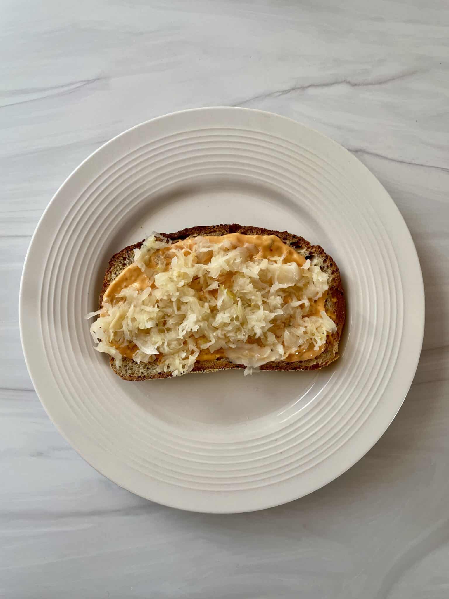 Turkey Reuben Breakfast Sandwich - Sugar & Snap Peas