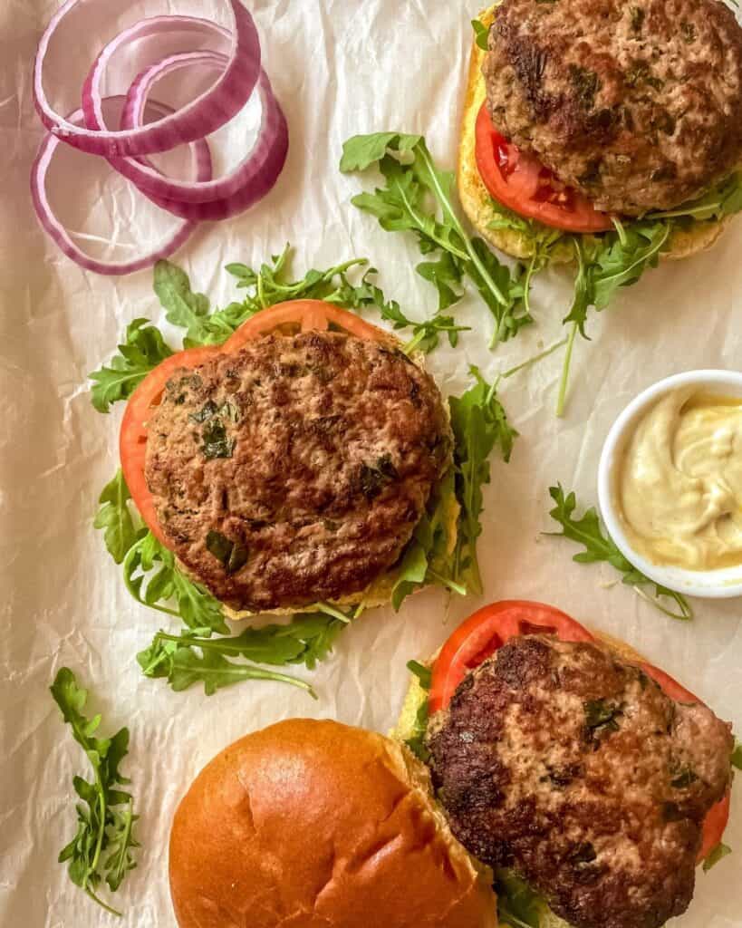 Healthy Turkey Burger Recipe - Sugar & Snap Peas