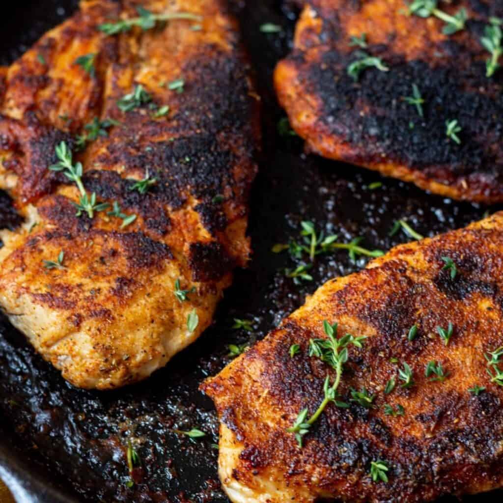Cast Iron Skillet Chicken Breast - 2 Ways! - Sugar & Snap Peas