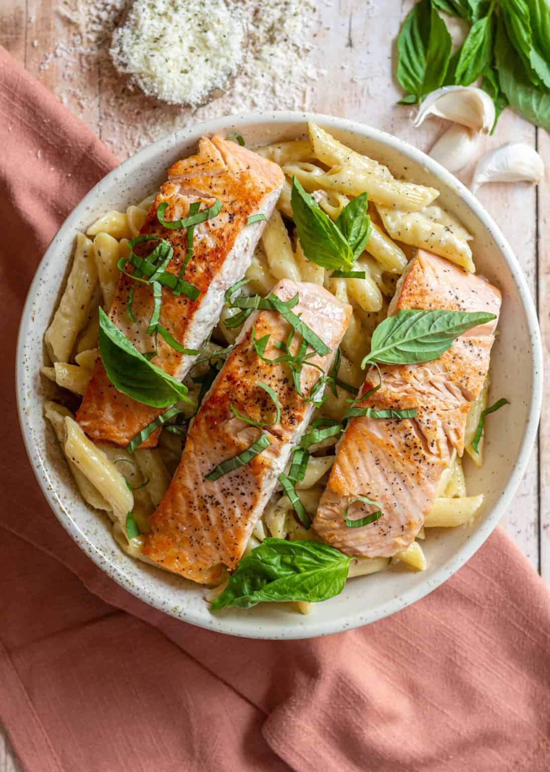 Penne al Salmone (Creamy Salmon Pasta) - Sugar & Snap Peas