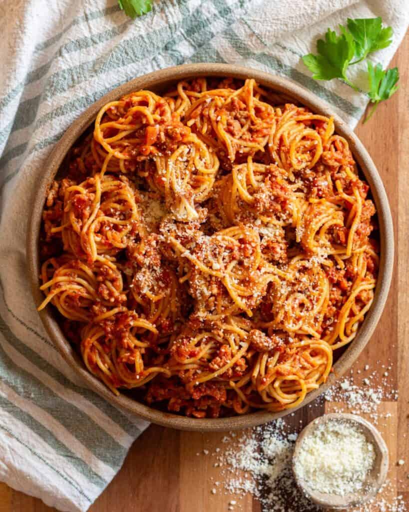 Ground Pork Spaghetti Sauce