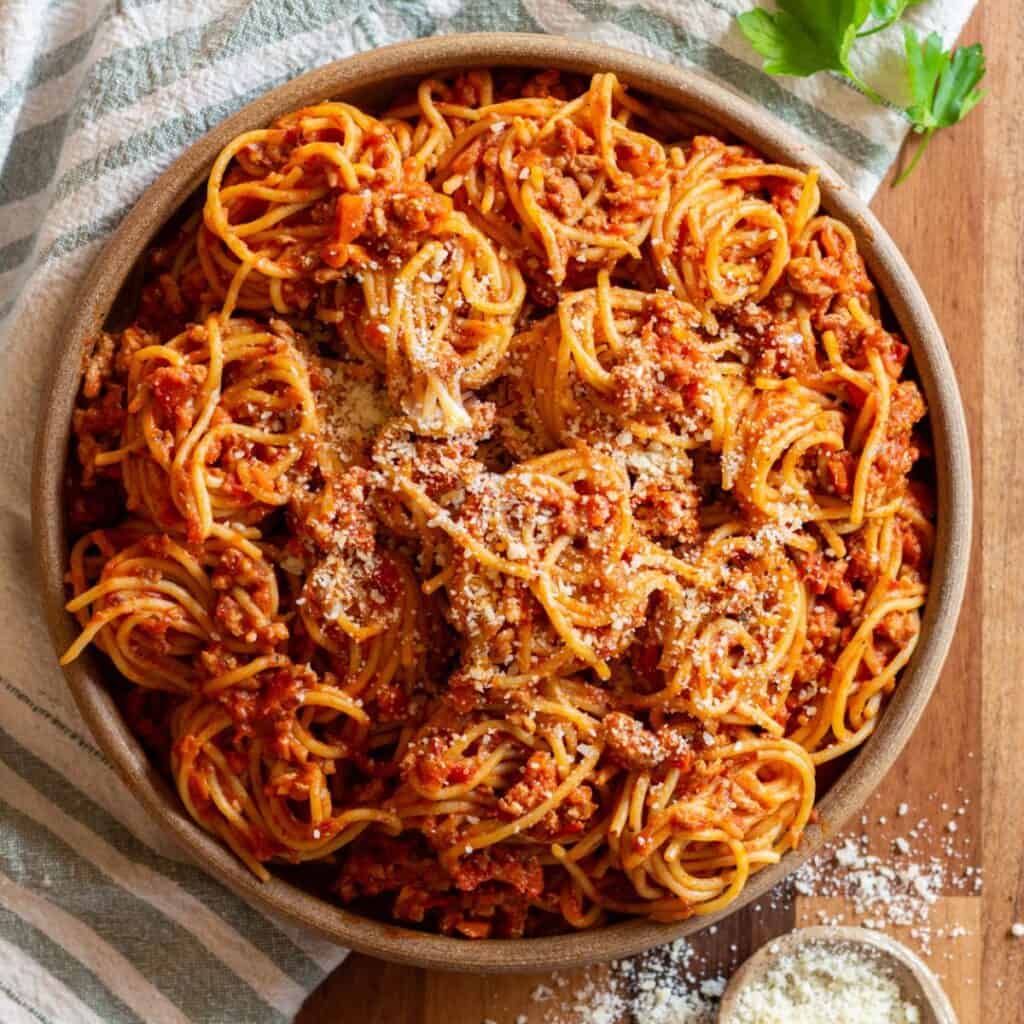 Ground Pork Spaghetti Sauce