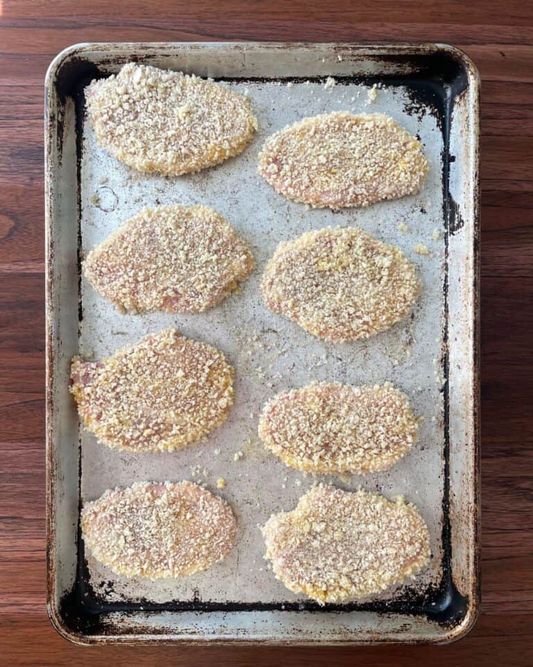 Pan-Fried Pork Cutlets - Sugar & Snap Peas
