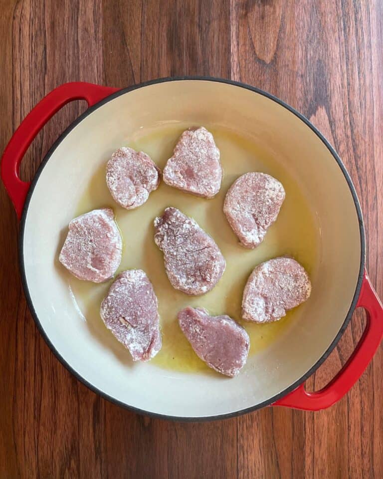 Pork Tenderloin Medallions with Dijon Cream Sauce - Sugar & Snap Peas