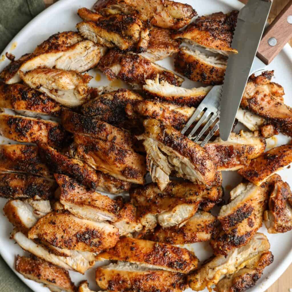 Chicken with Peppers and Onions (Sheet Pan Chicken Fajitas) - Sugar ...